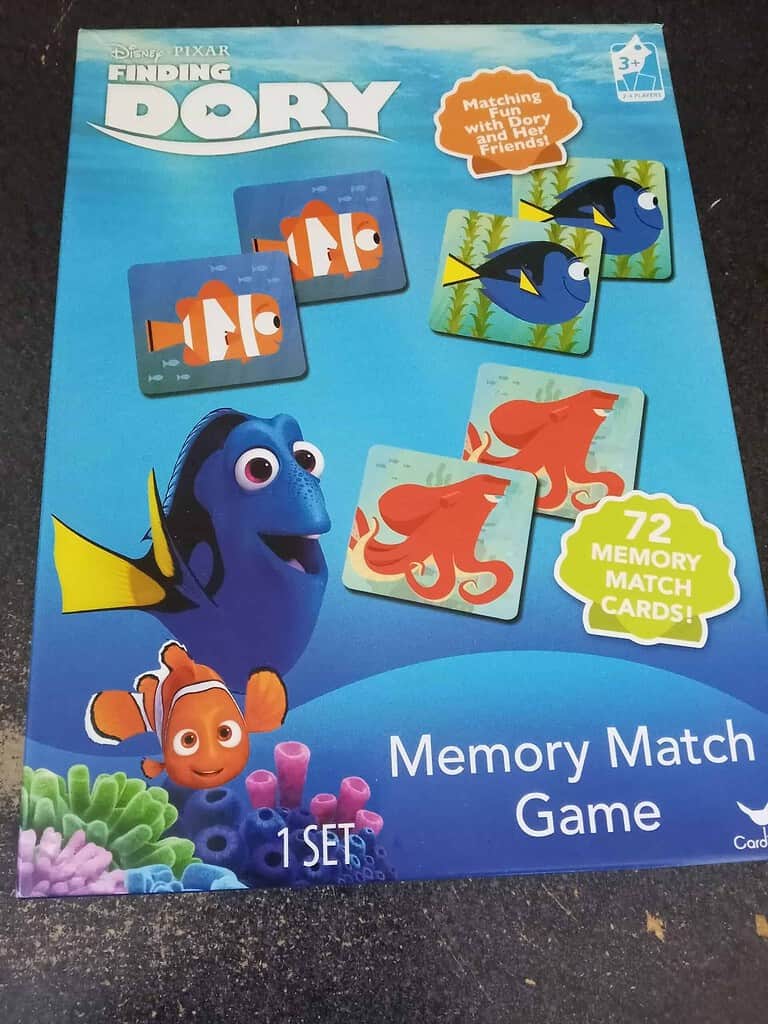 Finding Dory Memory Match Game
