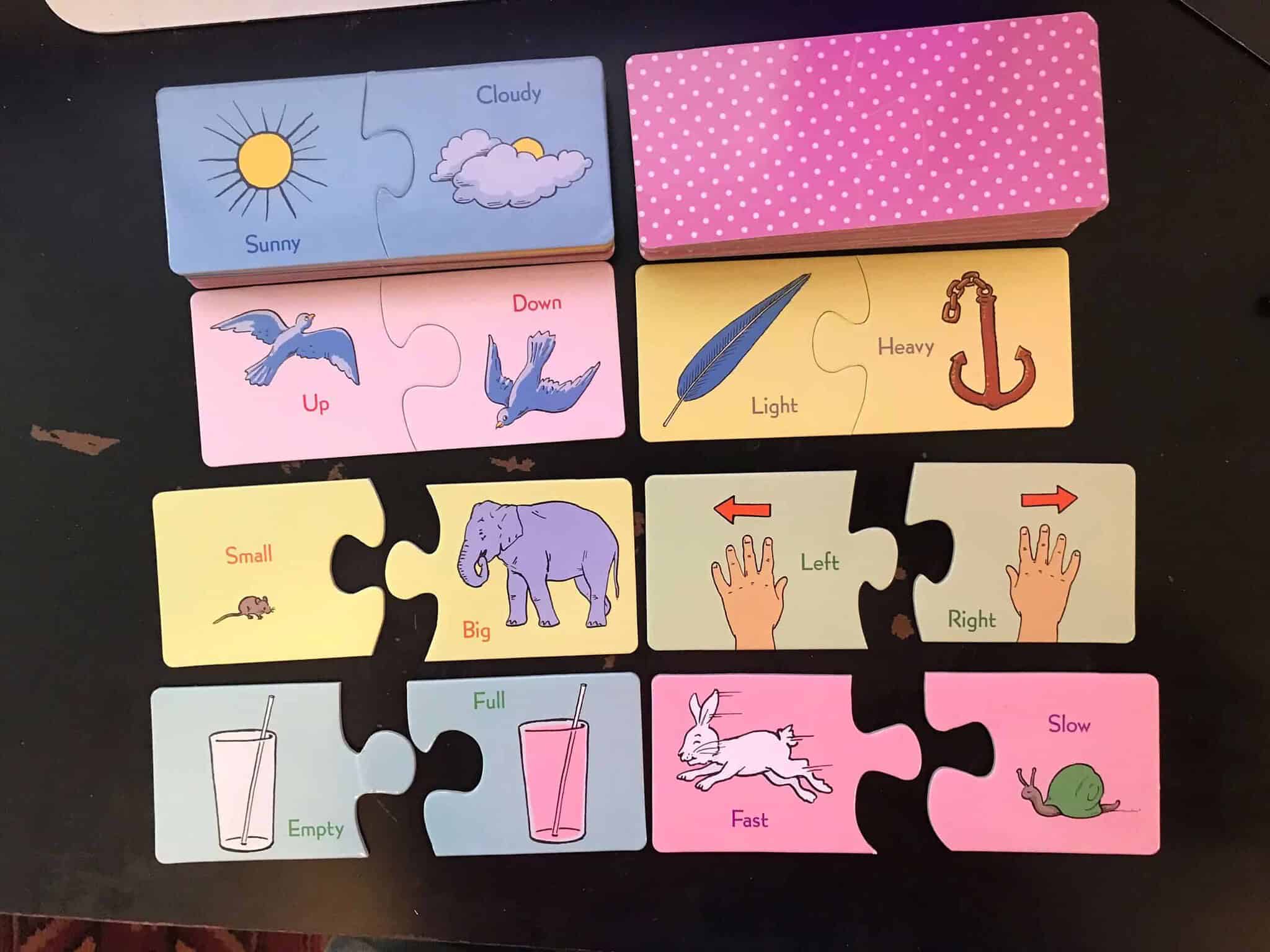 Opposites – Simple Puzzle Pairs | TherapyGameXchange