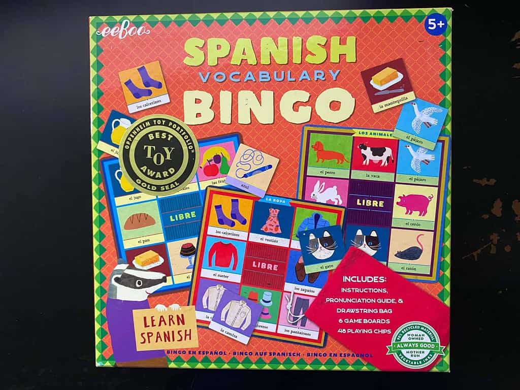Spanish Vocabulary Bingo | TherapyGameXchange