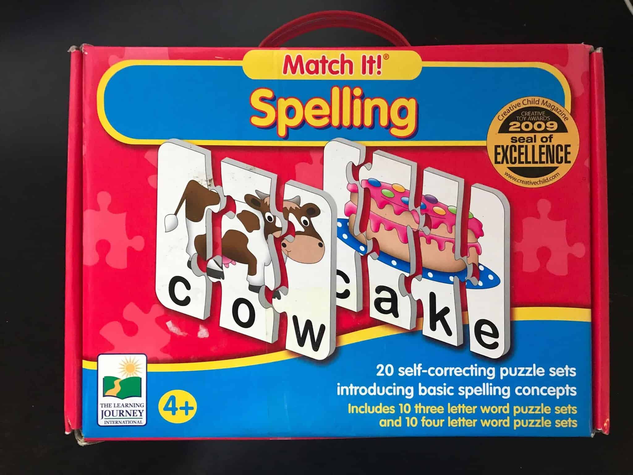 Match It! Spelling Game | TherapyGameXchange