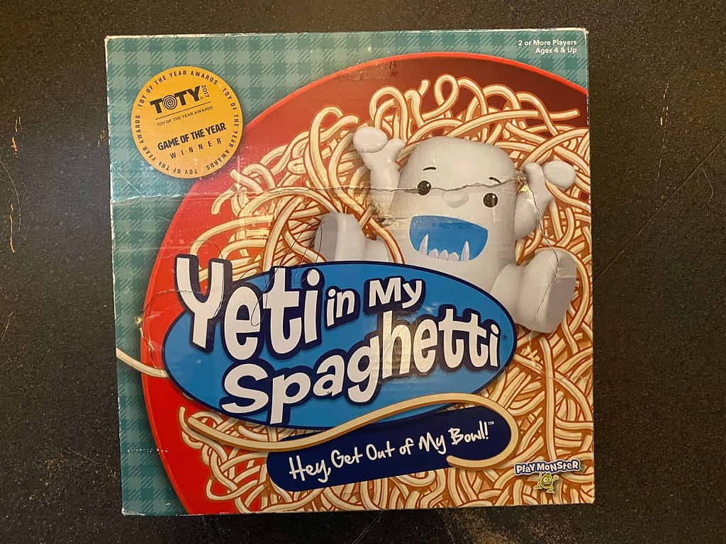 Yeti in my Spaghetti game | TherapyGameXchange