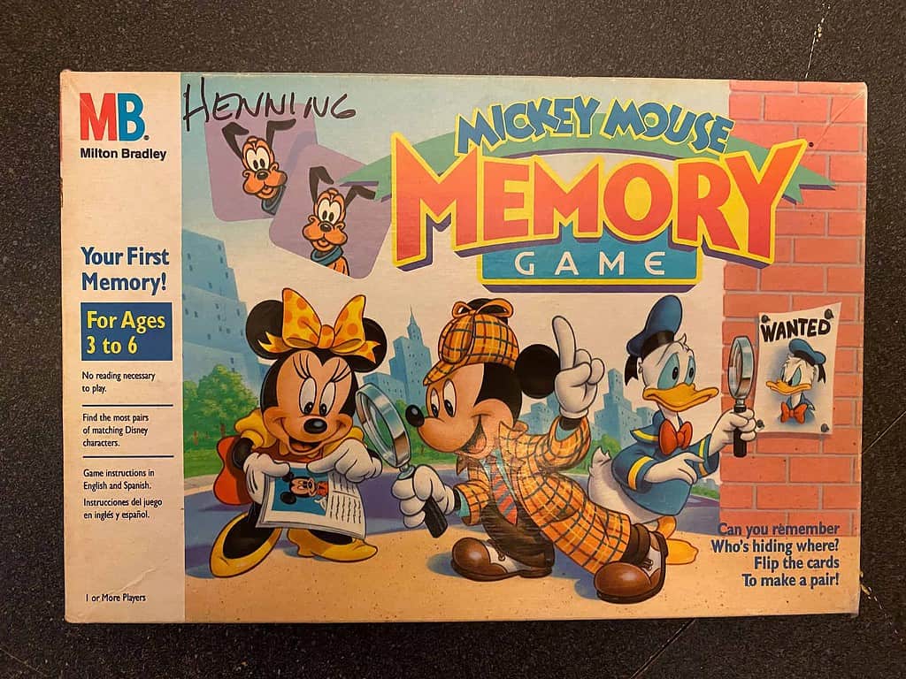 Mickey Mouse Memory Game | TherapyGameXchange