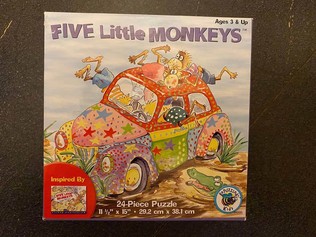 Five Little Monkeys Puzzle | TherapyGameXchange