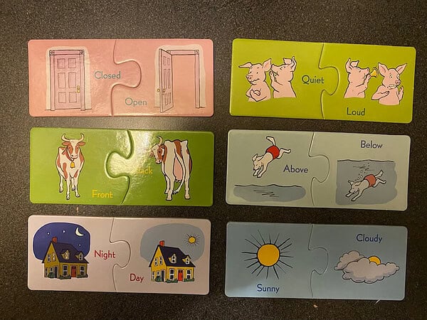 Opposites Puzzle Pairs | TherapyGameXchange