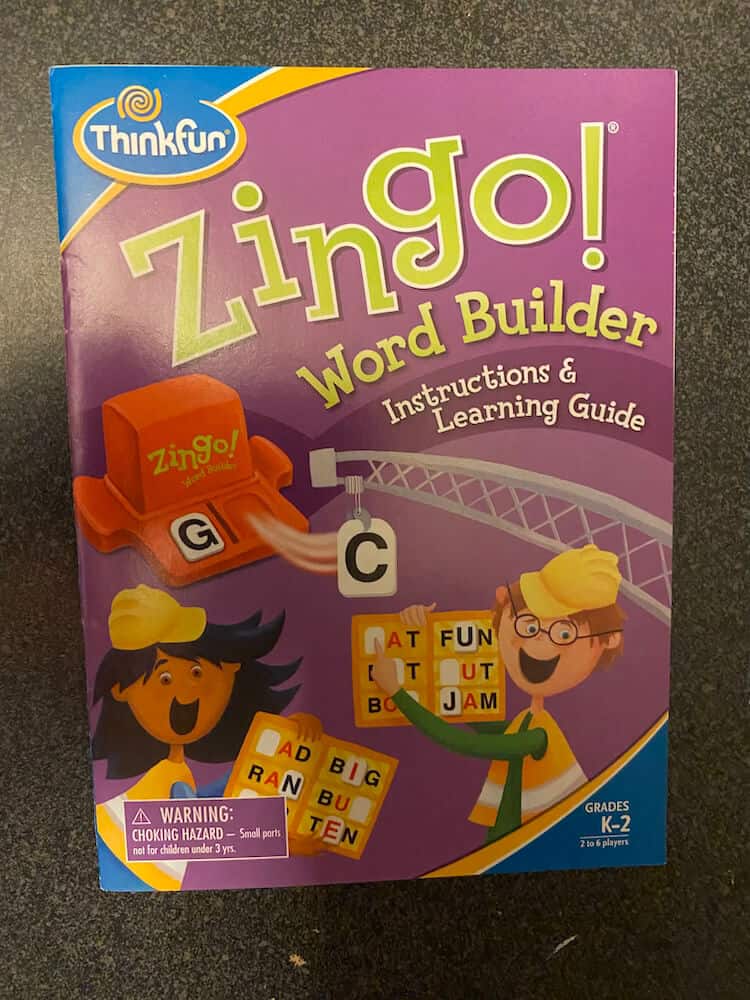 Zingo! Word Builder | TherapyGameXchange